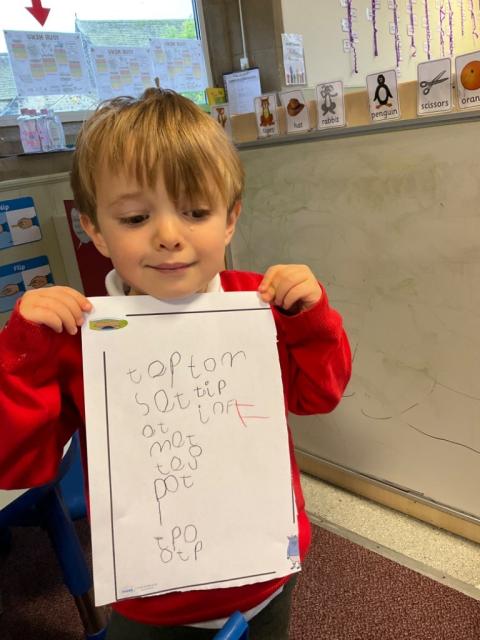 EYFS - Writing Portfolio | Calverley CE Primary School