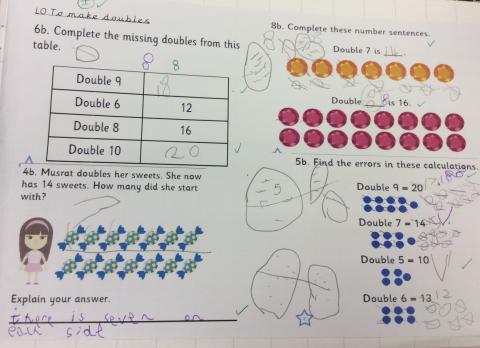 Maths Year 1 Portfolio | Calverley CE Primary School
