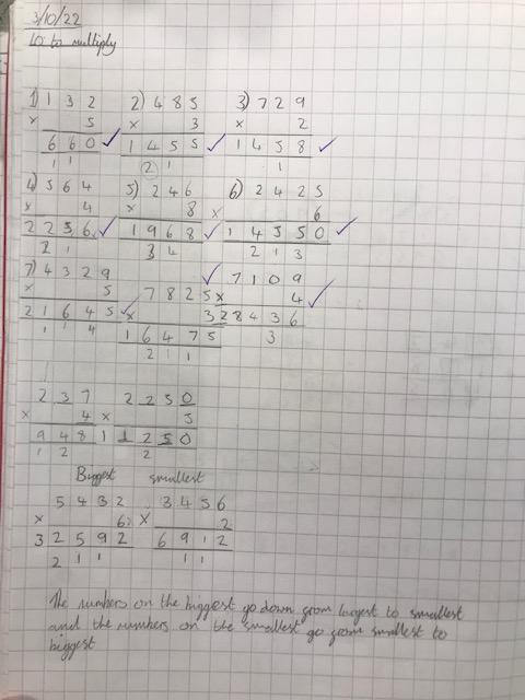 Maths Year 5 Portfolio | Calverley CE Primary School